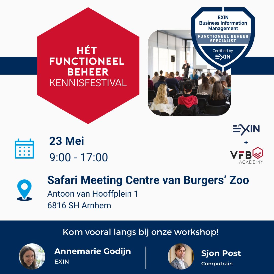 Het Functioneel Beheer Kennisfestival - EXIN