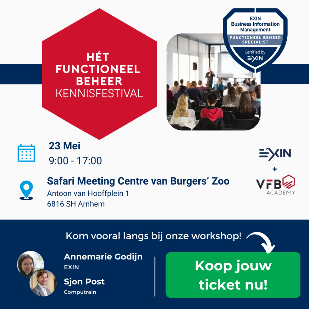 Het Functioneel Beheer Kennisfestival - EXIN