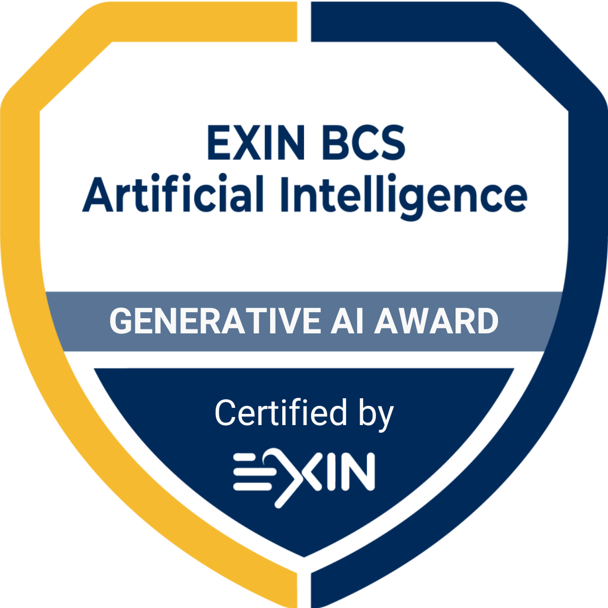 EXIN BCS Generative Artificial Intelligence Award - EXIN