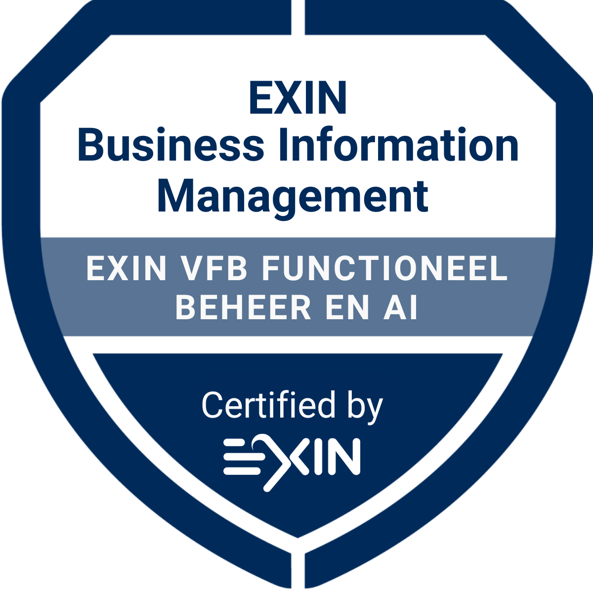 EXIN VFB Functioneel Beheer en AI - EXIN